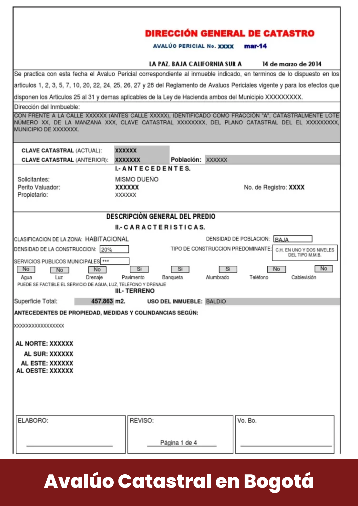 Avalúo Catastral Bogotá: Una Guía Completa - Certificado de tradición y ...